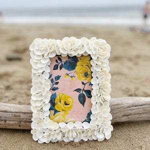 Seashell Picture Frames, Seashell Art, Decorative Shell Frame, Shell ...