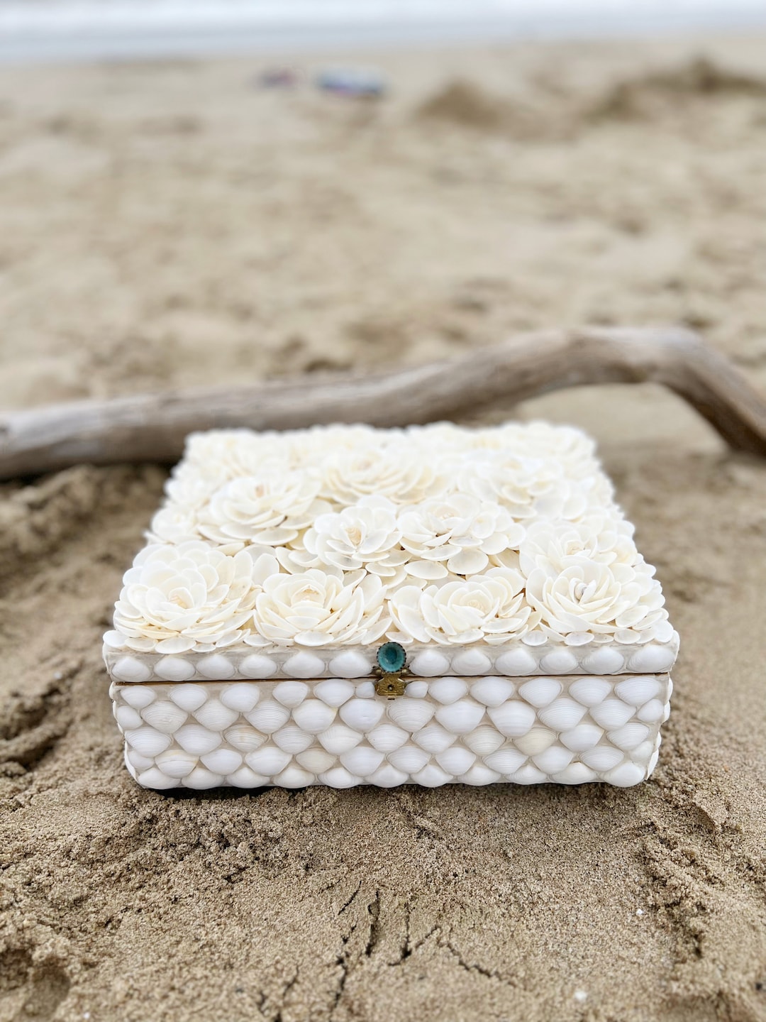 Custom Seashell Jewelry Box, Seashell Art, Decorative Box, Shell Art ...