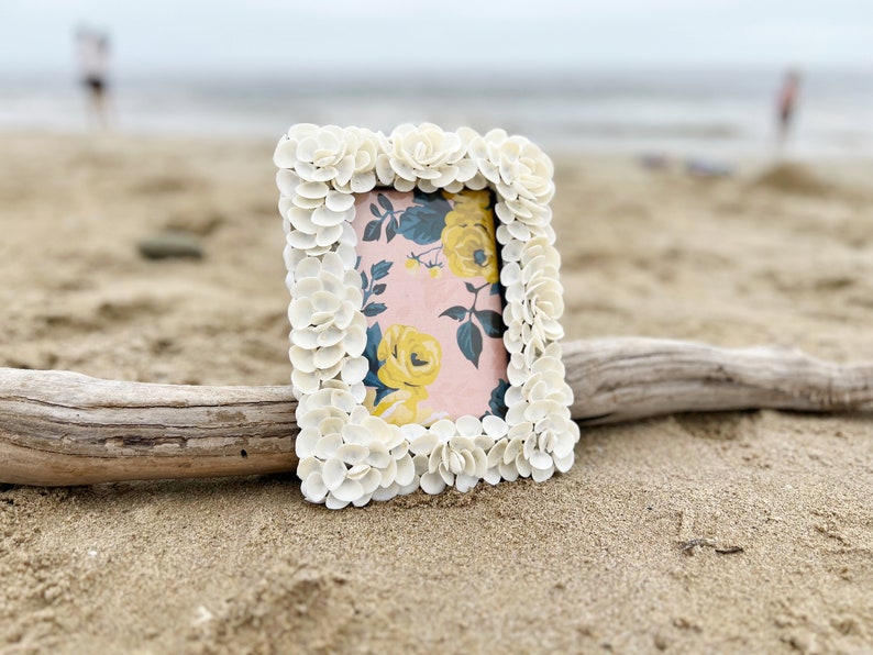 Seashell Picture Frames, Seashell Art, Decorative Shell Frame, Shell ...