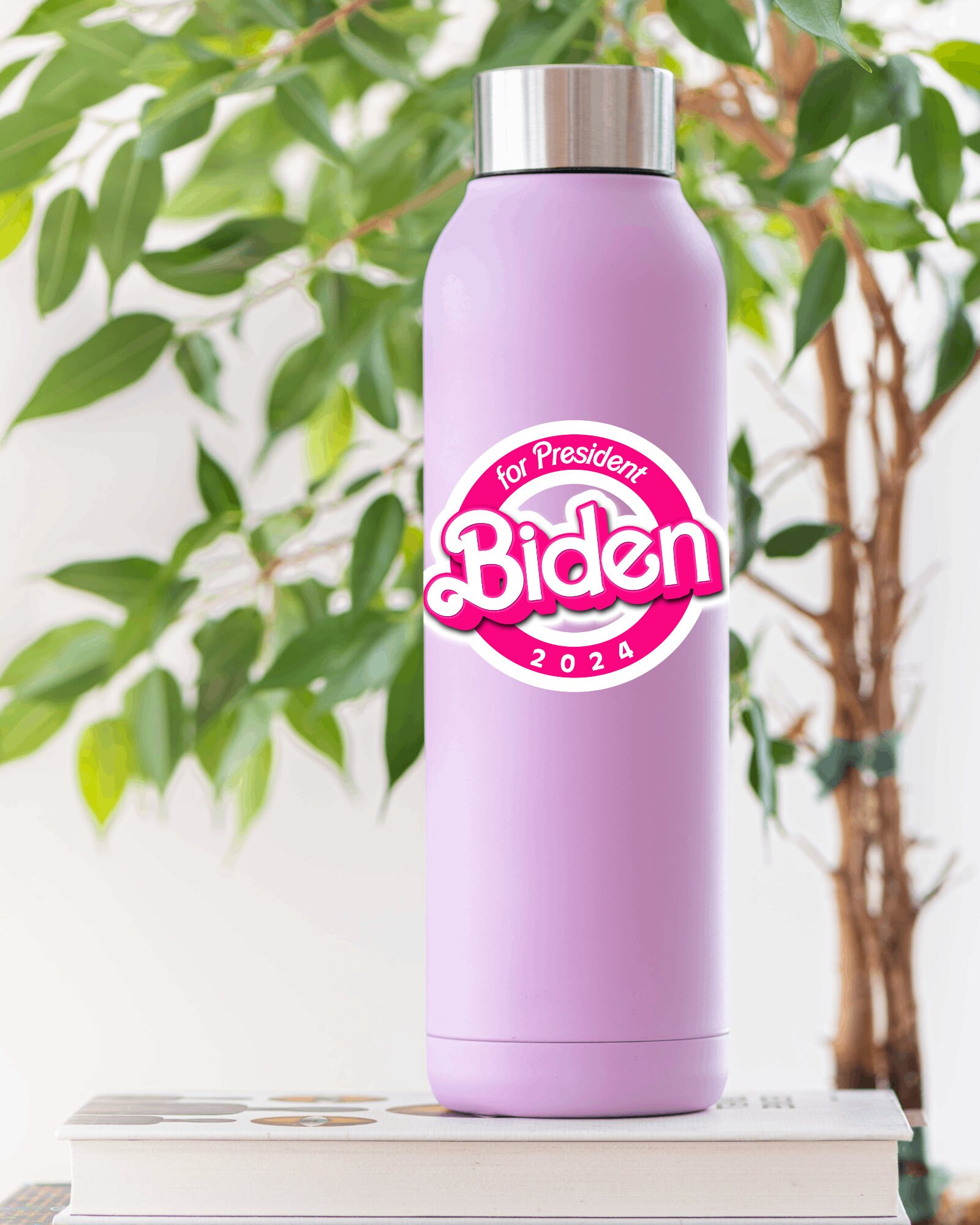 Biden 2024 Pink Sticker Joe Biden Sticker Let's Go Joe - Etsy