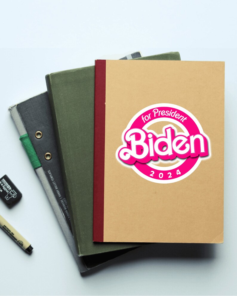 Biden 2024 Pink Sticker Joe Biden Sticker Let's Go Joe - Etsy