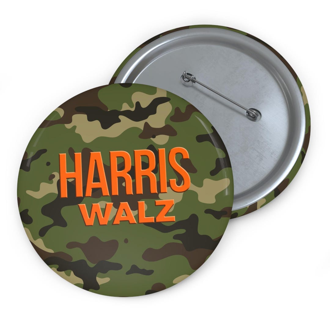 Camo Harris Walz 2024, Kamala Harris, Tim Walz, Camouflage Campaign ...