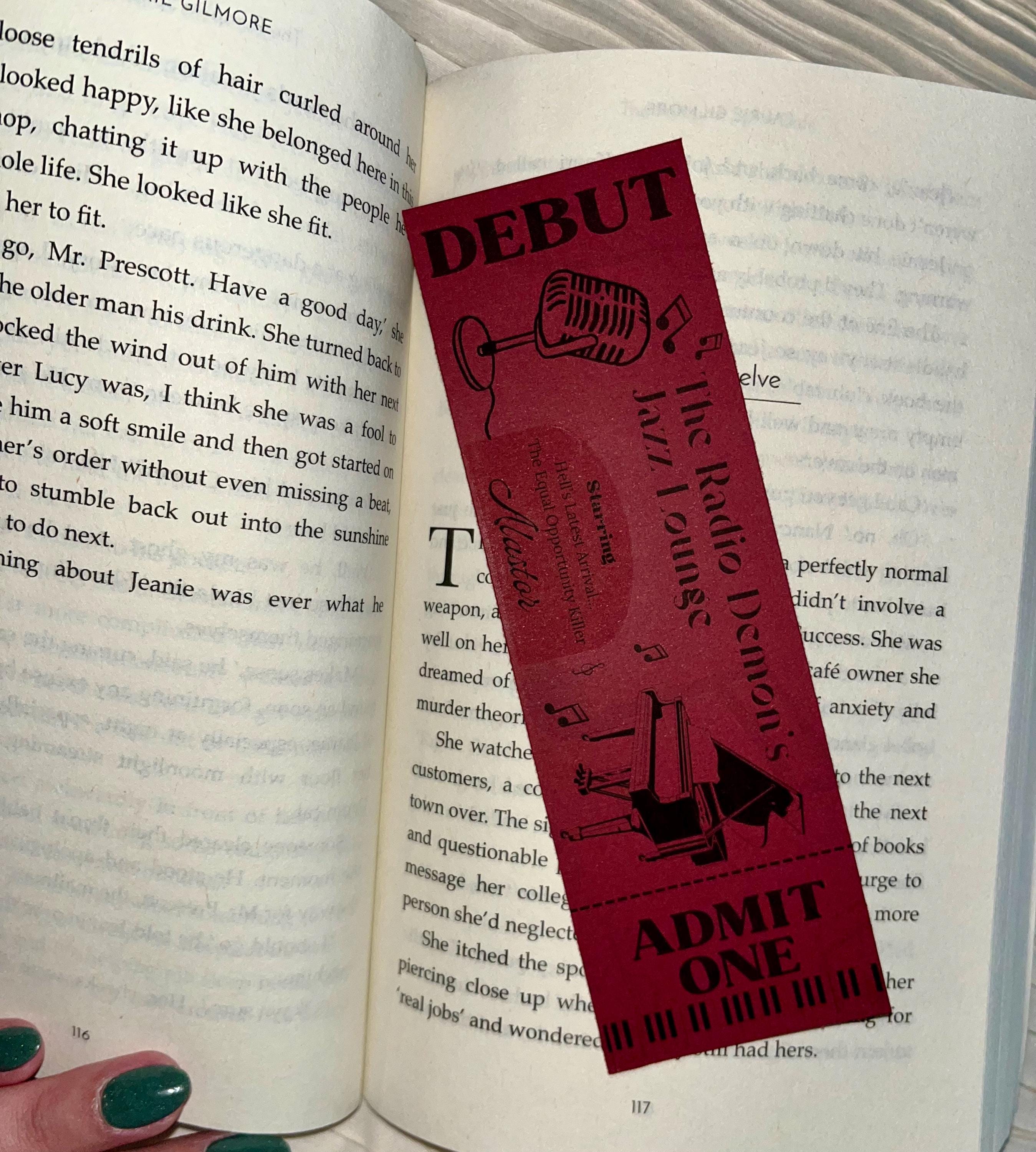 Alastor Hazbin Hotel Inspired Bookmark, Character Book Lover Gift ...
