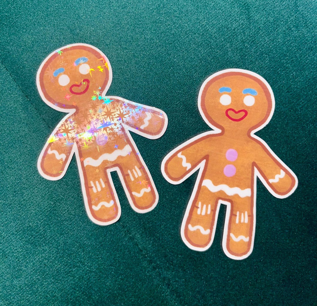 Shrek Movie Inspired Gingy Gingerbread Man Sticker Decal Matte ...