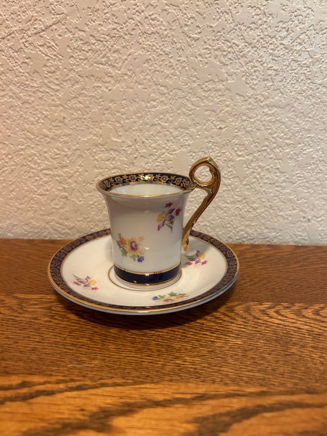 Vintage Noritake Tea Cup With Saucer - Etsy