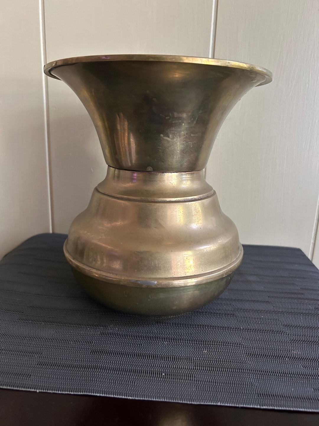 Vintage Brass Water/spitoon Pot From Korea - Etsy