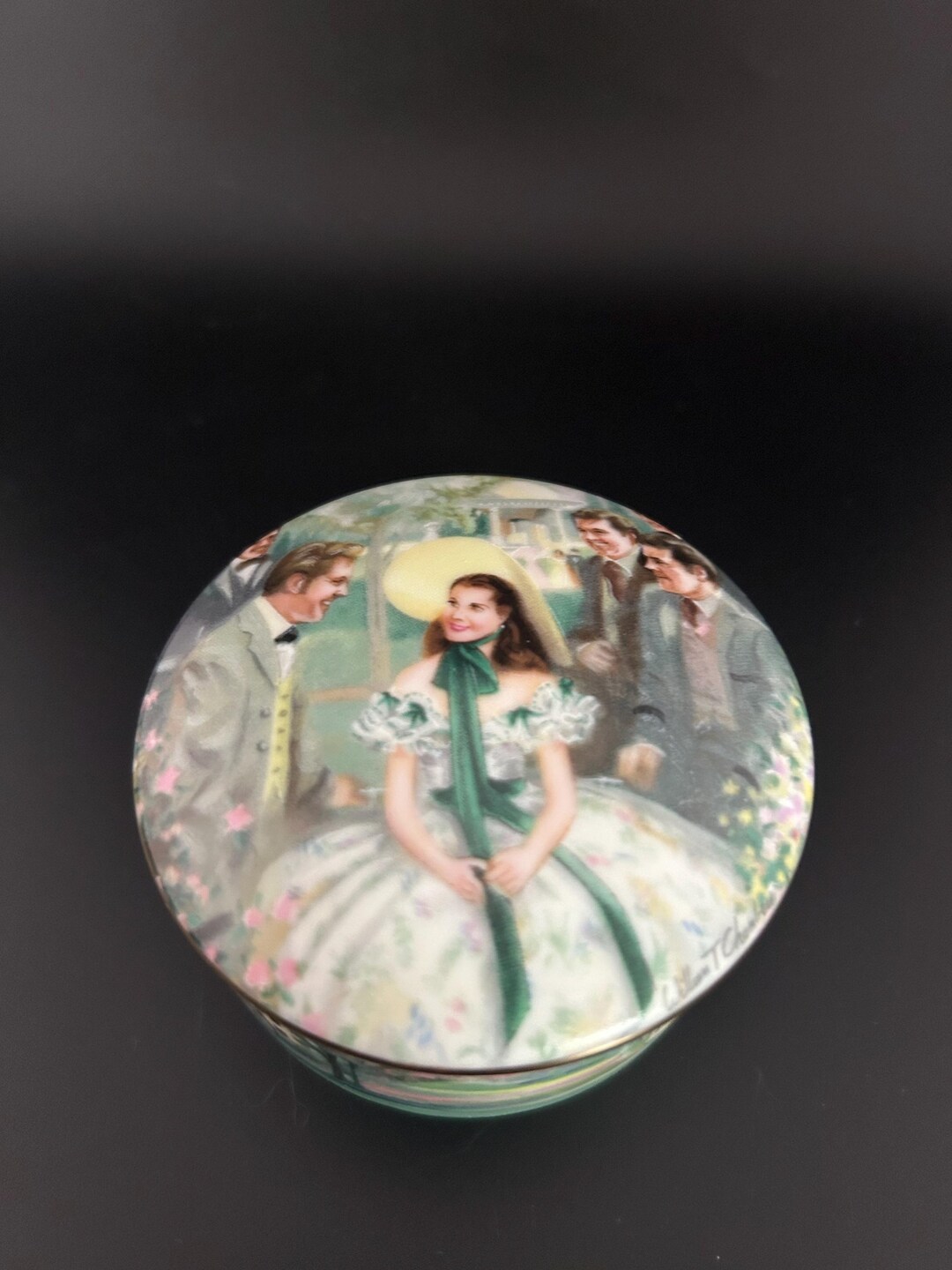 Vintage 1991 “ Gone With the Wind “ Fine China Music Box “scarlett at ...