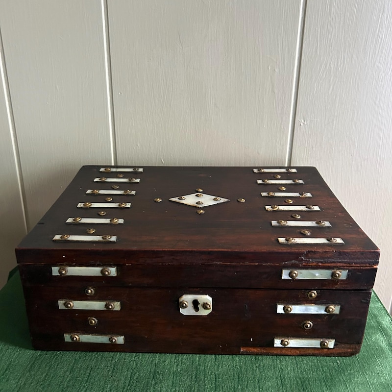 19th C. Jewelry Box - Etsy