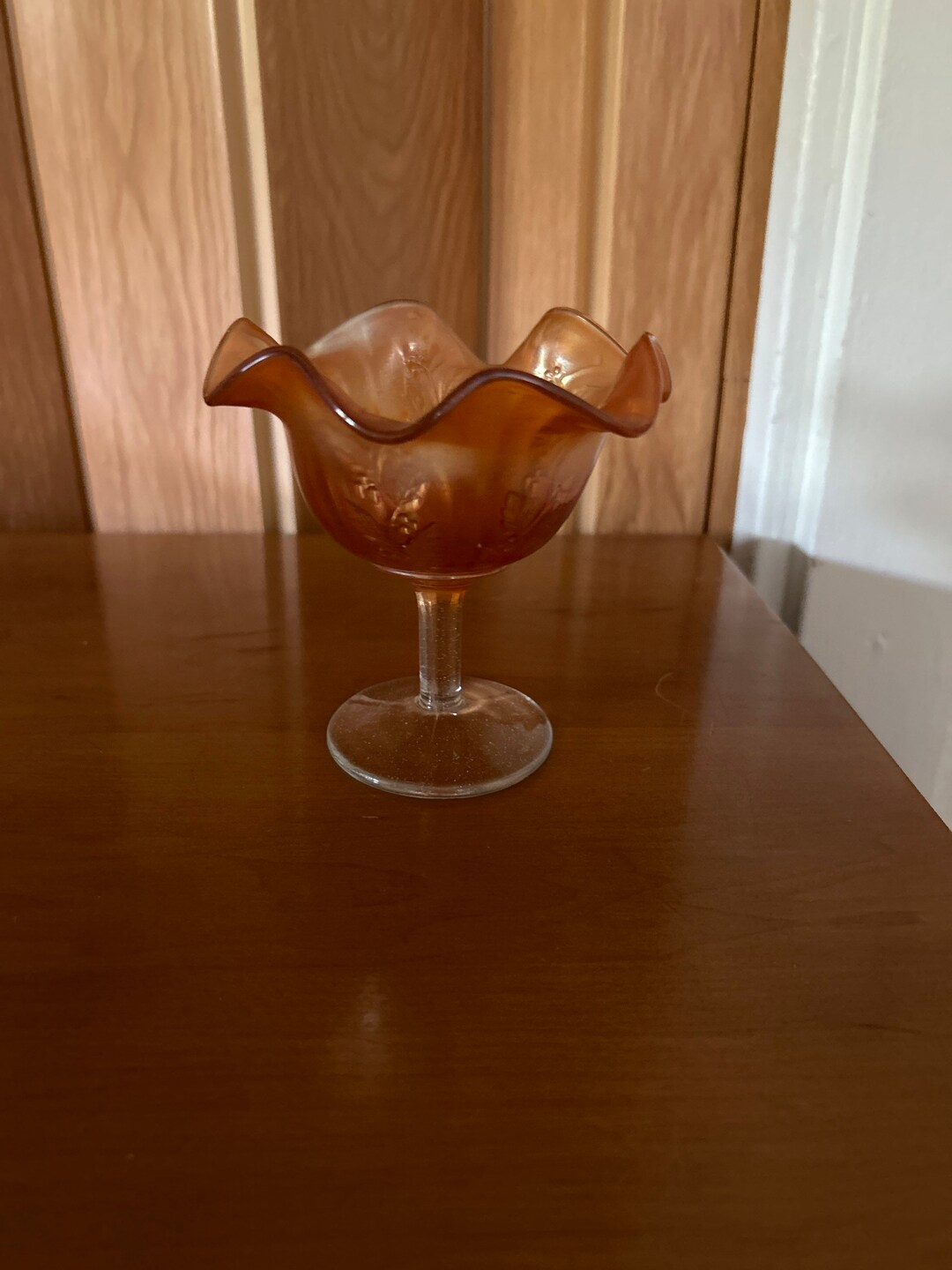Vintage Fenton Peacock and Marigold Compote Ca 1915 - Etsy