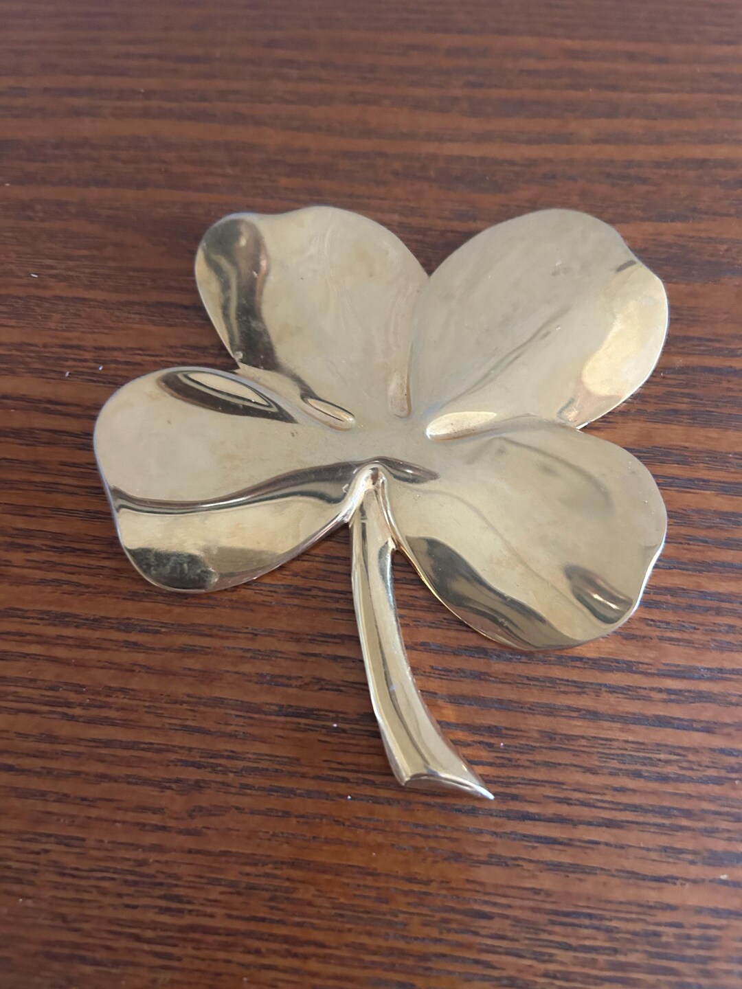 Vintage Gerity 1984 24k Gold Plated 4 Leaf Clover Paper Weight! - Etsy