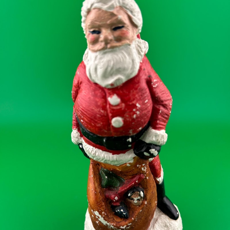 Chalkware Santa - Etsy