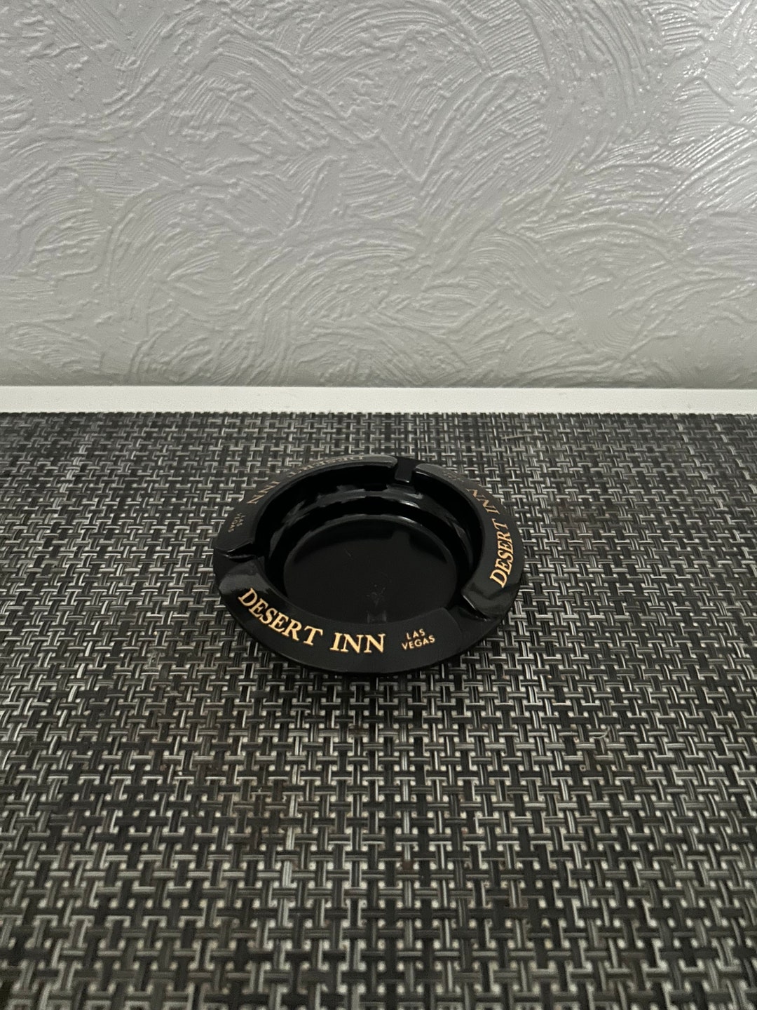 Vintage Desert Inn Black Ashtray From Las Vegas Hotel - Etsy