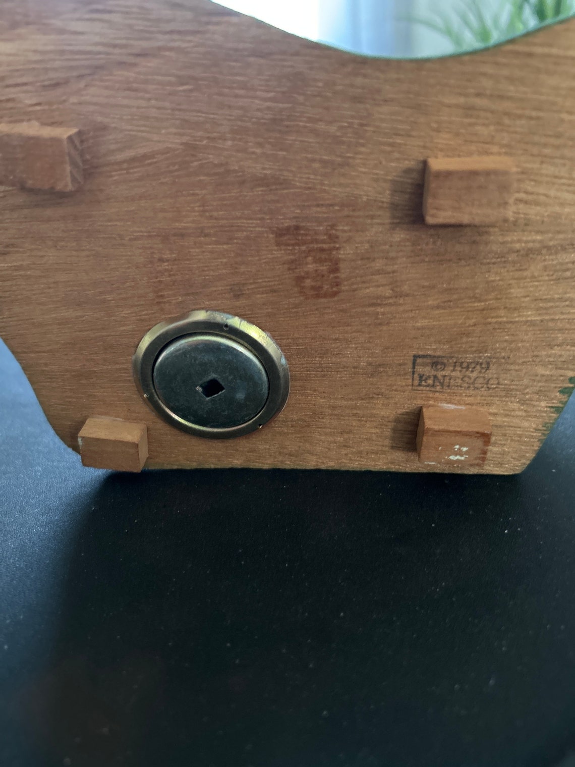 Vintage Enesco 1979 Wooden Cottage Bank and Hand Crank Music Box. - Etsy