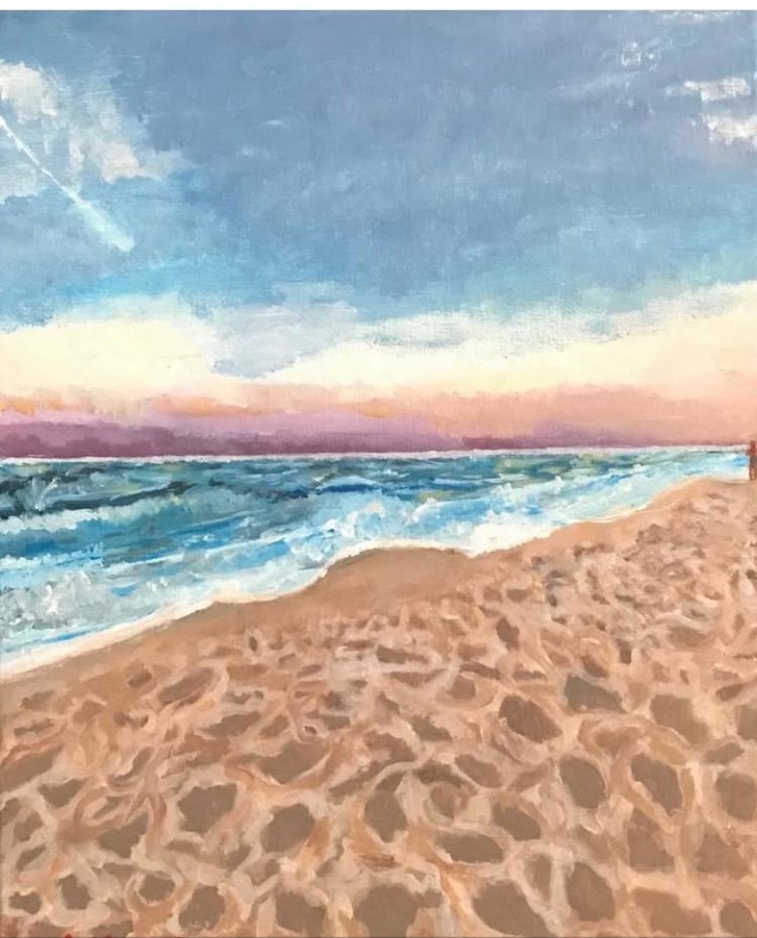 Flat Earth Acrylic Original Painting - Etsy