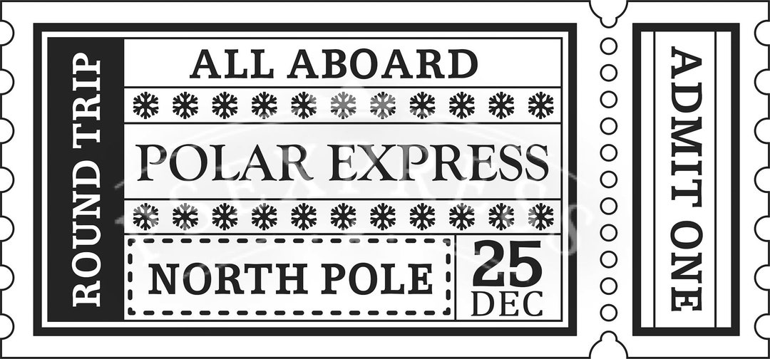All Aboard the Polar Express Image - Etsy