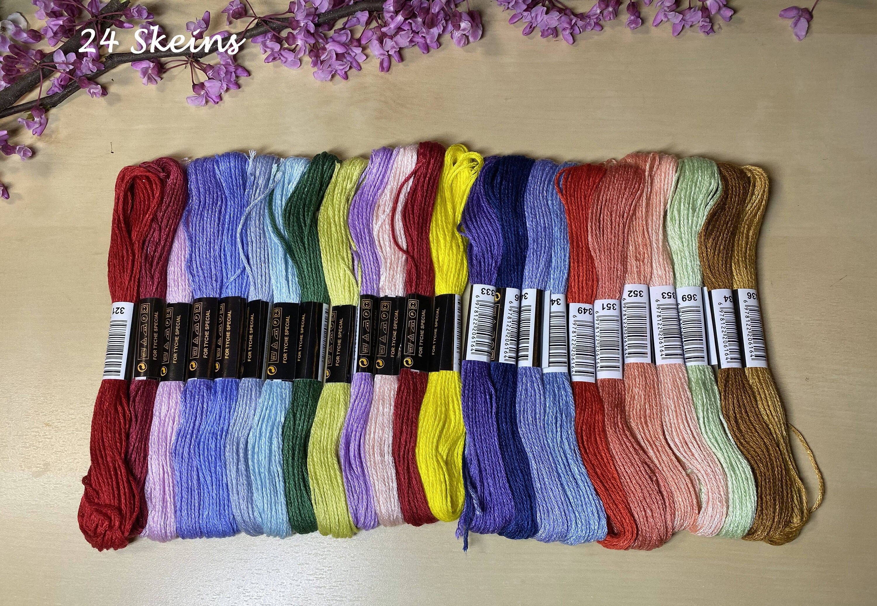 Embroidery Thread Skeins Ebmroidery Floss Cross Stitch | Etsy