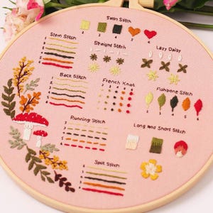 Beginner Embroidery Kit Set of 3, Beginner Embroidery Kit, Modern ...
