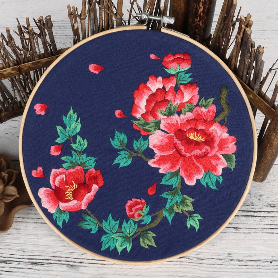 DIY Embroidery Kit Beginner, Beginner Embroidery Kit, Modern Embroidery ...