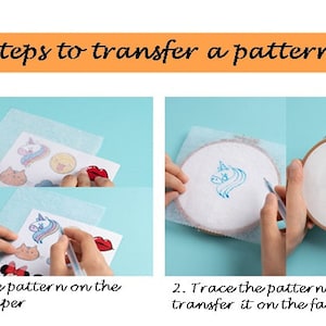 Embroidery Transfer Paper, Water Erasable Pen, Air Erasable Pen, DIY ...