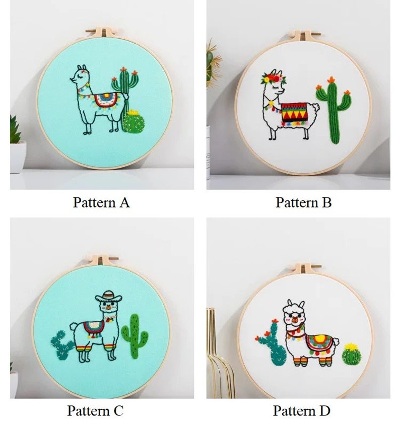 DIY Embroidery Kit Beginner, Beginner Embroidery Kit, Modern Embroidery ...