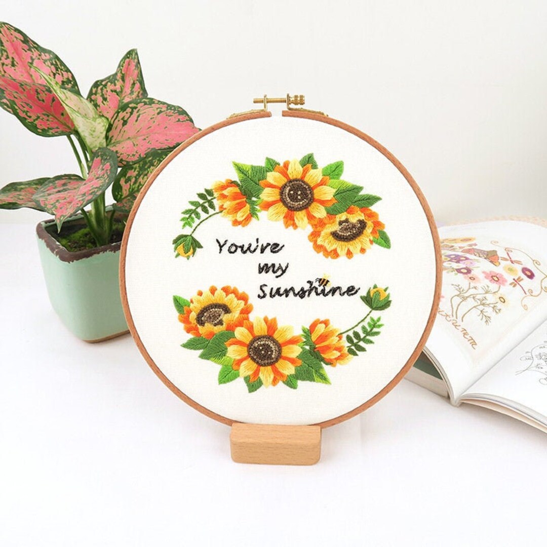 Customize Your Own Text Embroidery Kit, Customize Your Name Embroidery ...