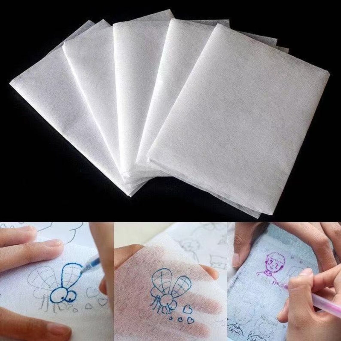 Embroidery Transfer Paper, Water Erasable Pen, Air Erasable Pen, DIY ...