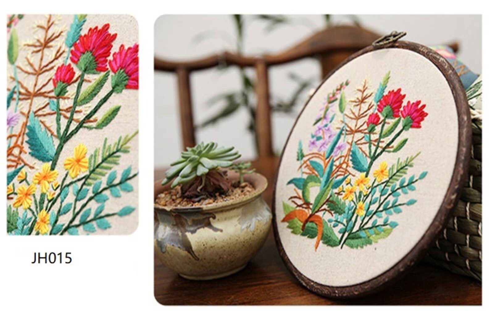 DIY Embroidery Kit Beginner, Beginner Embroidery Kit, Embroidery Set ...