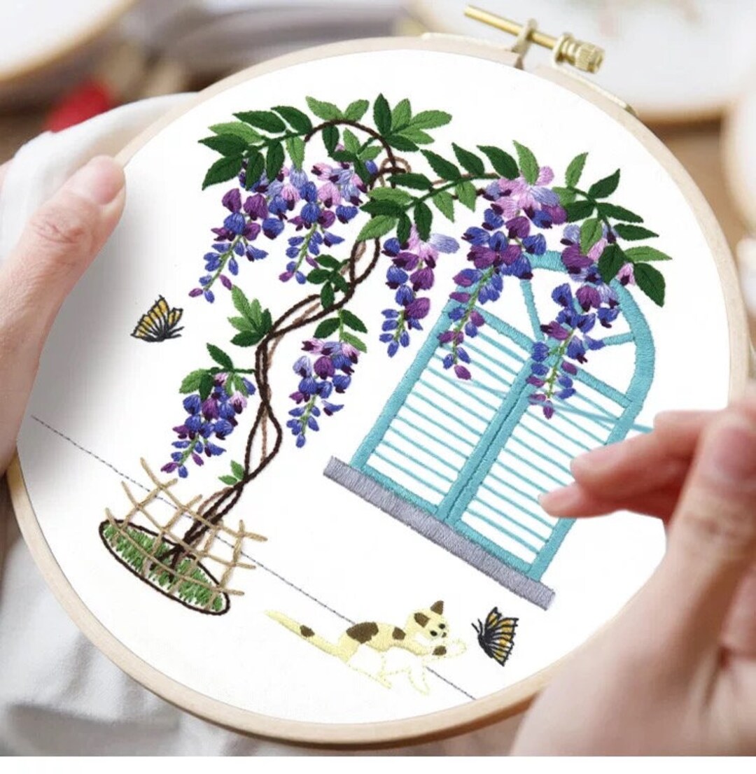 Embroidery Kit Beginner, Beginner Embroidery Kit, Modern Embroidery Kit ...