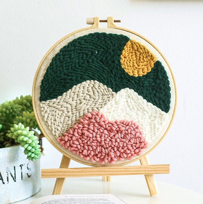 Hoop Stand, Embroidery Hoop Stand, Wooden Hoop Display, Wooden Hoop ...