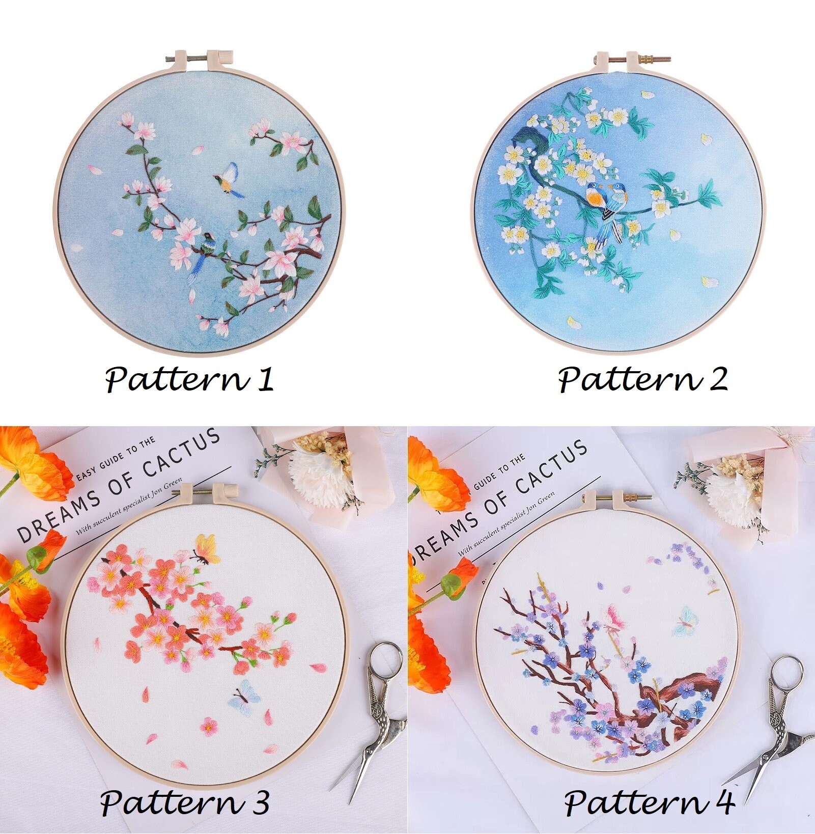 DIY Embroidery Kit Beginner, Beginner Embroidery Kit, Cat Embroidery ...