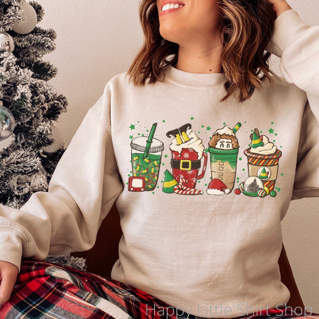 Buddy the Elf Coffee Sweatshirt, Buddy the Elf Shirt, Elf Movie Shirt ...