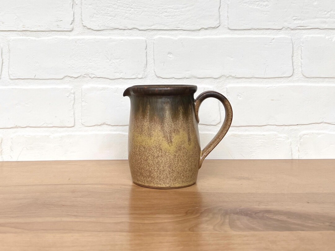 Vintage Denby Stoneware Pitcher - Etsy