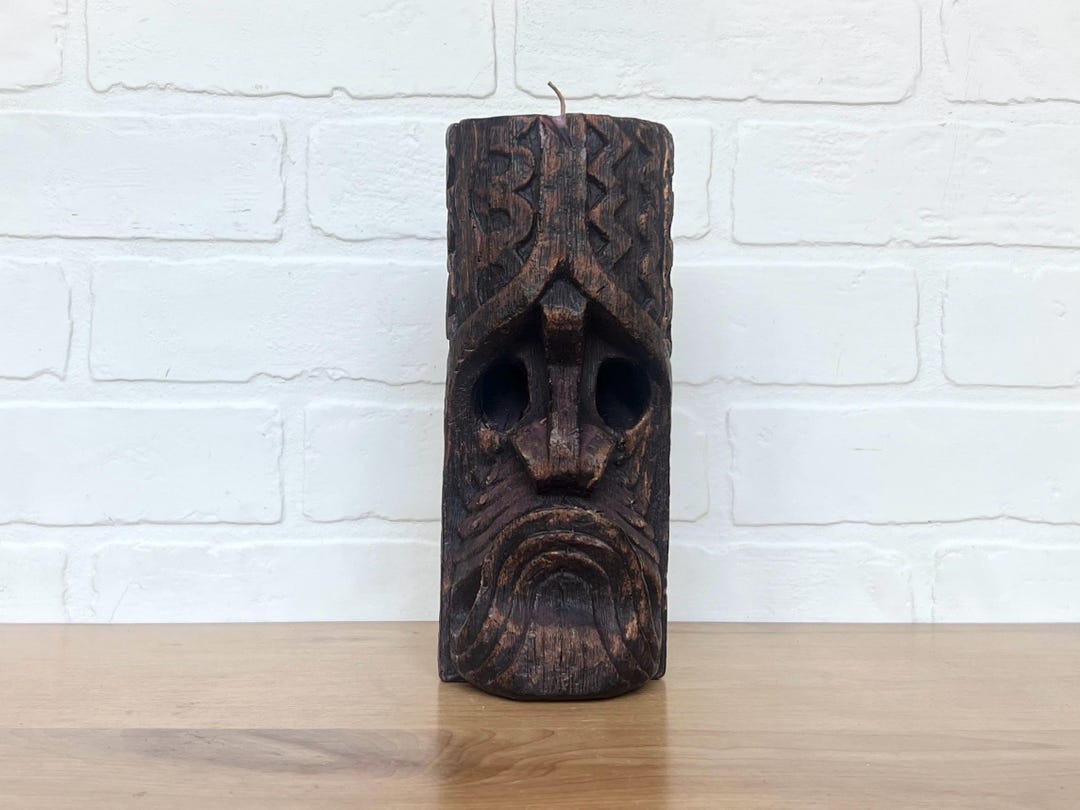 Vintage 'crying Tiki' Hawaii Candle - Etsy