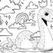 Cryptid Coloring Printable Pages - Mothman, the Loch Ness Monster ...