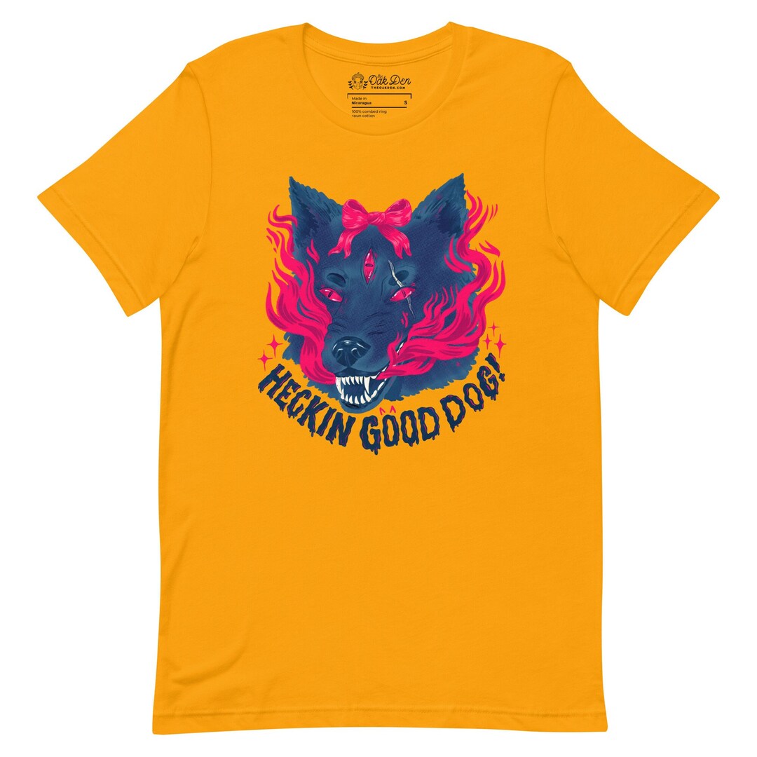 Heckin' Good Boy - Hellhound Tshirt - Etsy