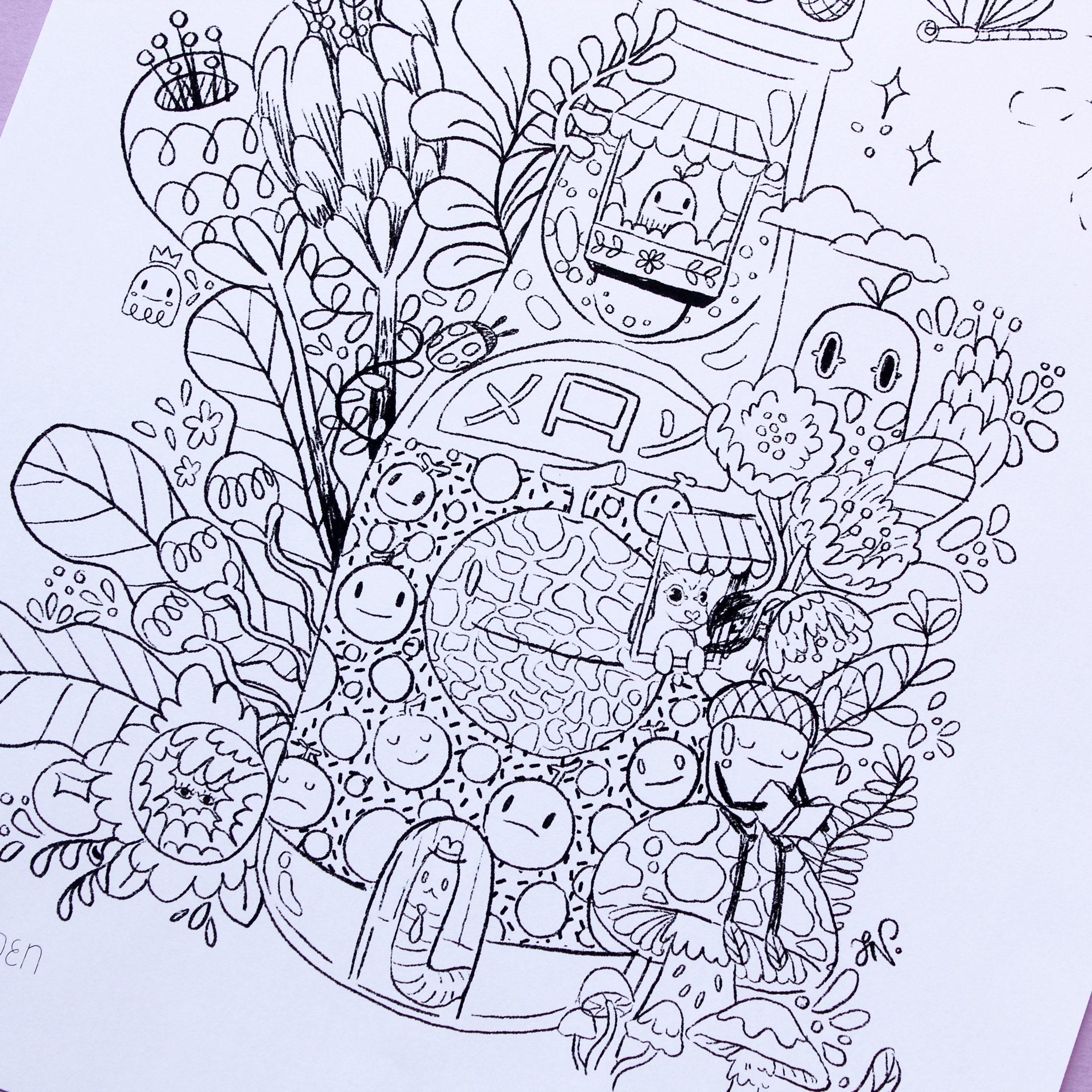 Sodacore Coloring Pages Cottagecore Colouring Pages - Etsy