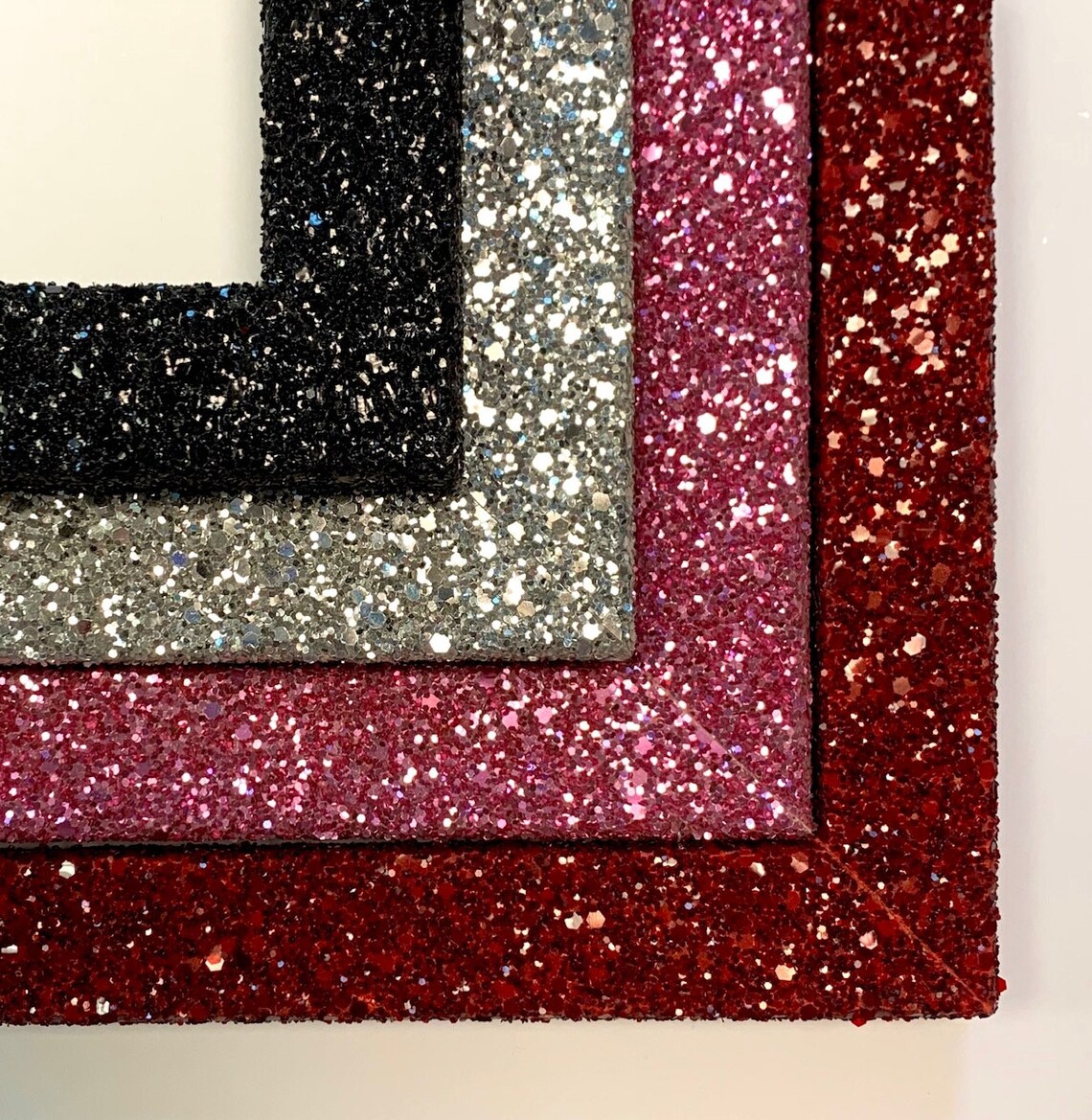 Sparkly Glitter Picture Frame Contemporary Cool Fun Modern - Etsy