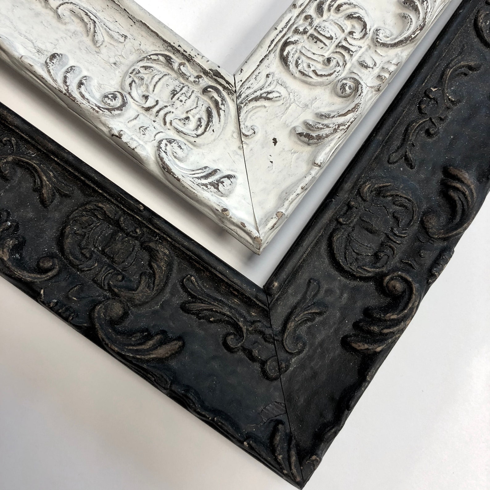 French Country Frame Glass Victorian Antique Vintage Farmhouse - Etsy