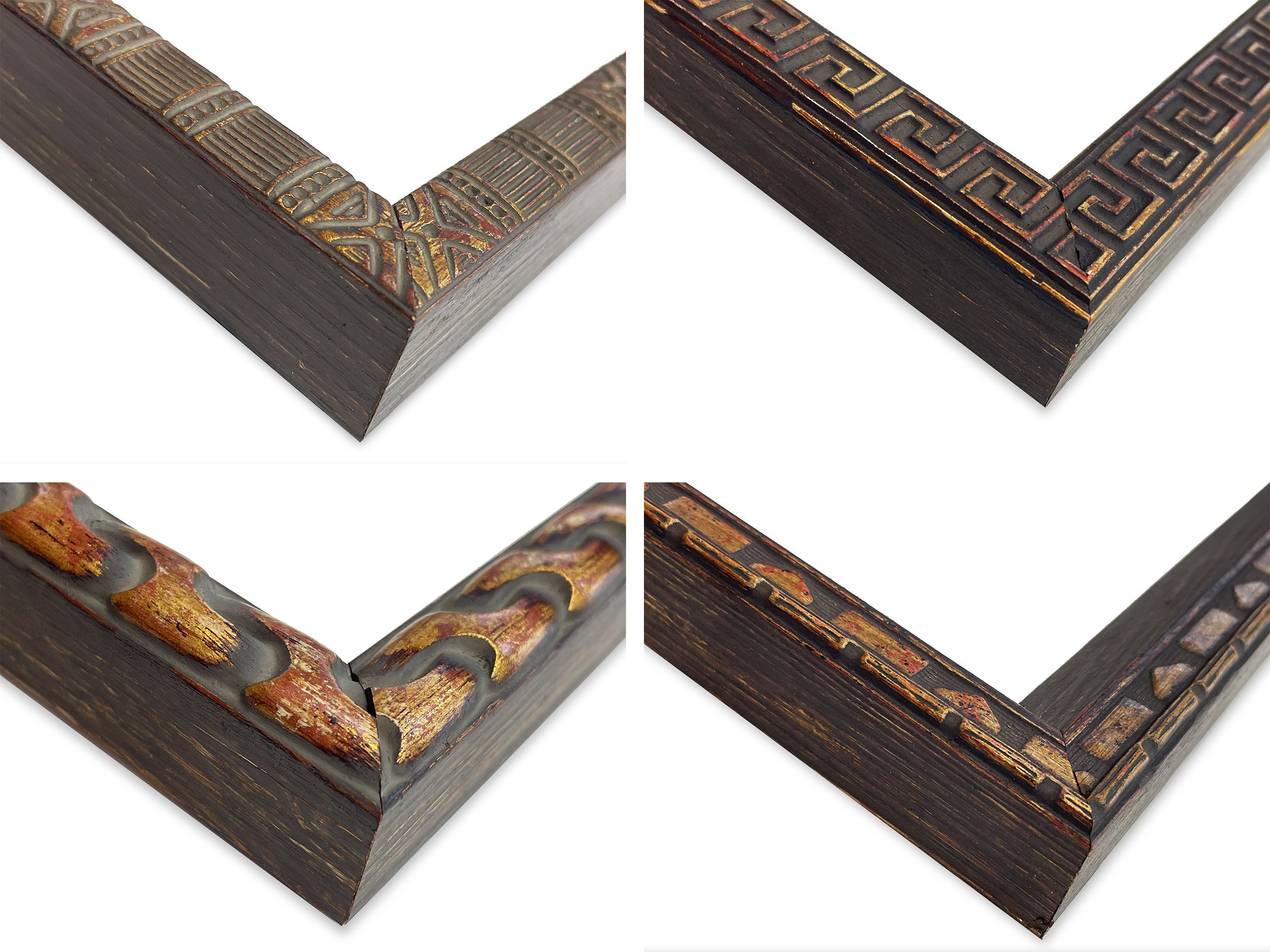 Antiqued Bronze Picture Frames Vintage Distressed Photo Display ...