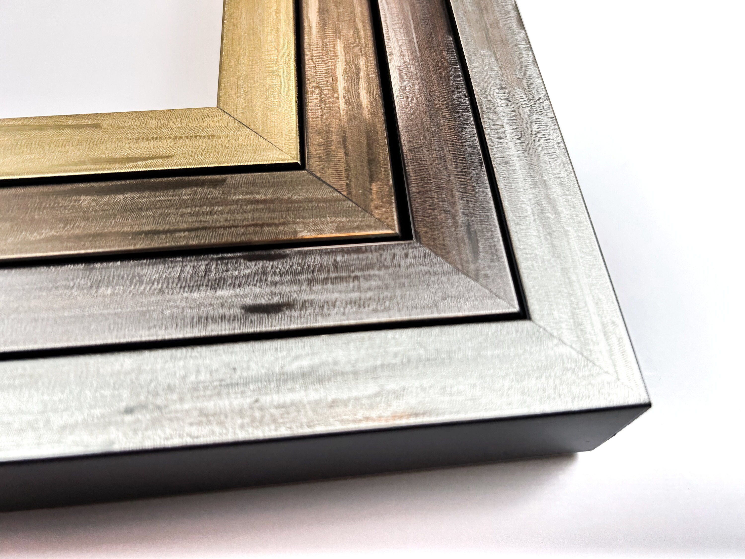 Forged Picture Frames Metal Finish Aluminum Solid Wood Gold - Etsy