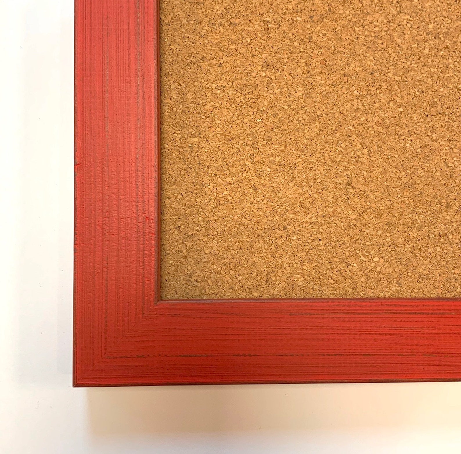 Farmhouse Cork Board Bulletin Board Colorful Painted Barnwood - Etsy