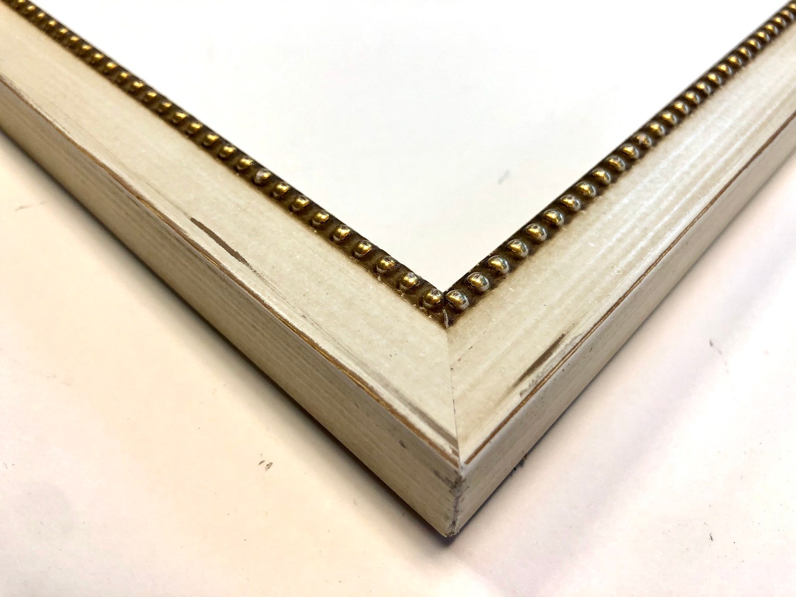 Beaded Picture Frames Vintage Style Distressed Gold Silver - Etsy