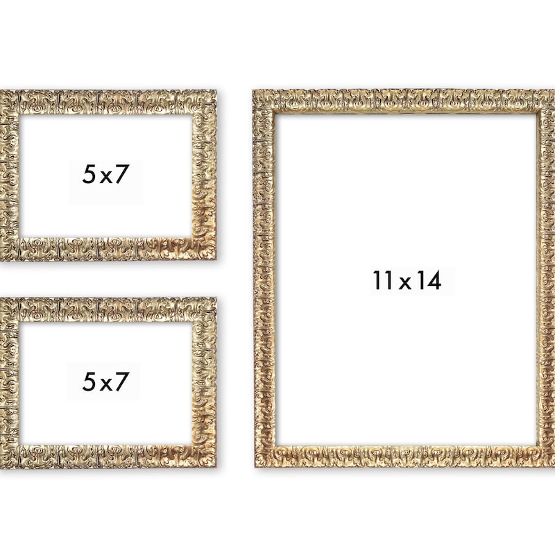 Gold Frame Set - Etsy