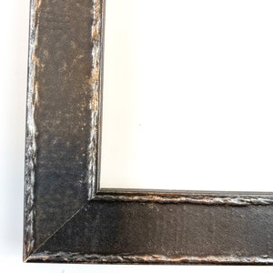 Foundry Industrial Picture Frame Grey Charcoal Silver Welded - Etsy