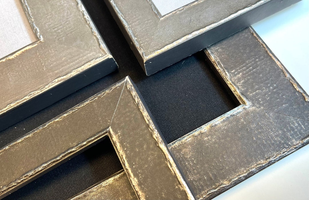 Industrial Framed Fabric Bulletin Board Welded Steel Iron Steam Punk ...