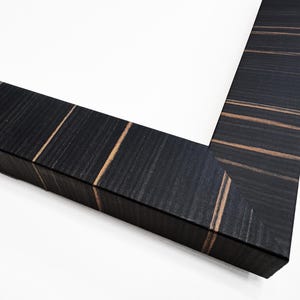 Natural Wood Picture Frames Wood Veneer Contemporary Tropical Mid ...