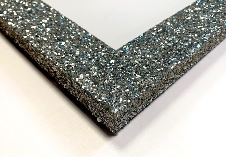 Sparkly Glitter Picture Frame Contemporary Funky Eclectic Maximalist ...