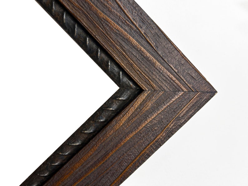 Rustic Picture Frames Rusty Metal Iron Barnwood Distressed - Etsy