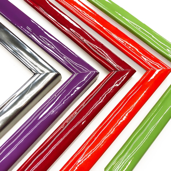 Thin Colorful Picture Frames - Etsy