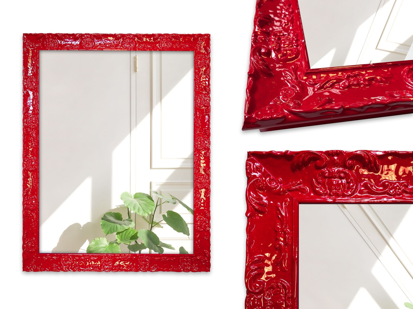 Colorful Framed Mirror Victorian Funky Eclectic Maximalist - Etsy